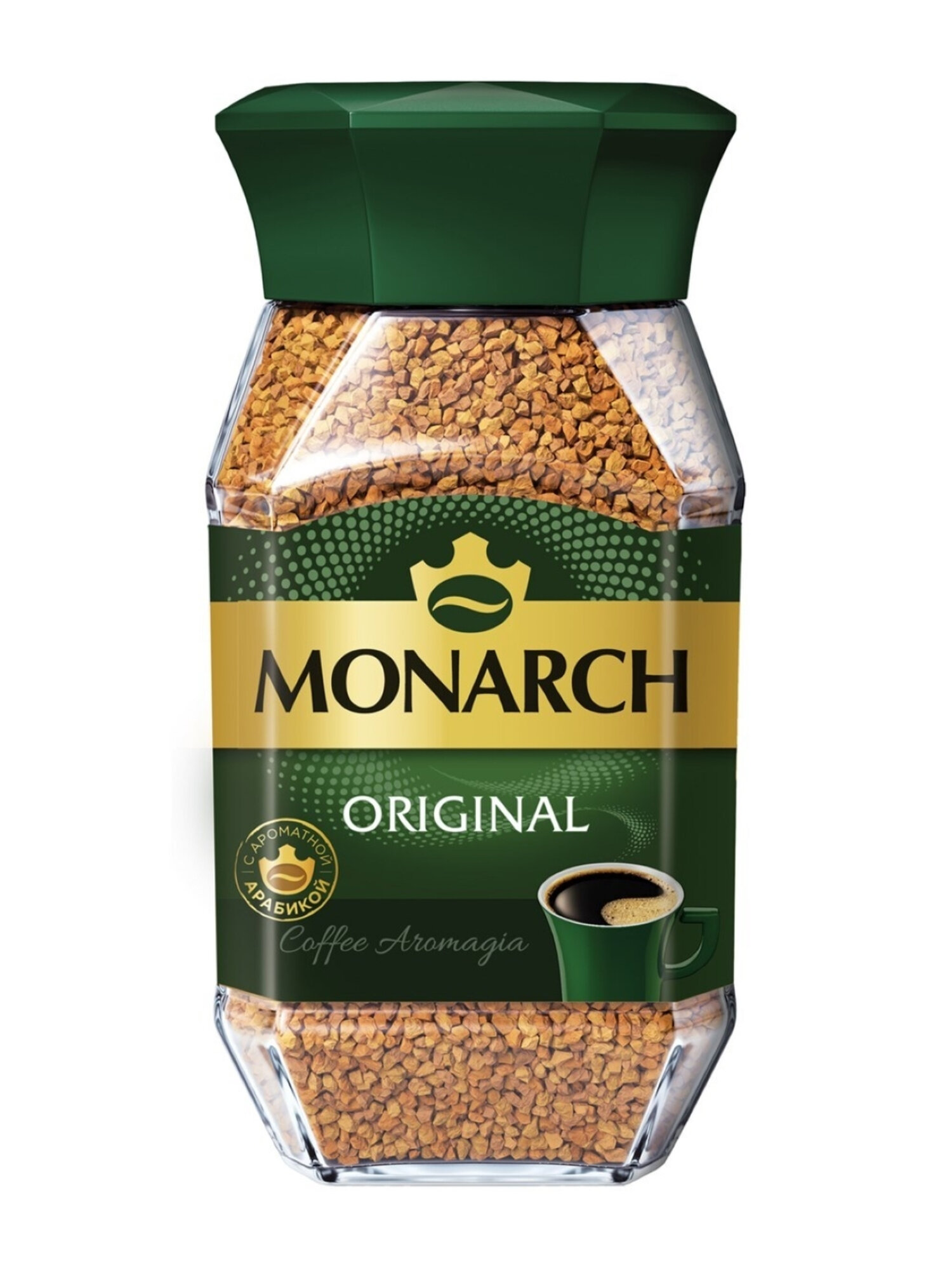 Кофе растворимый Jacobs Monarch, стеклянная банка 190 г