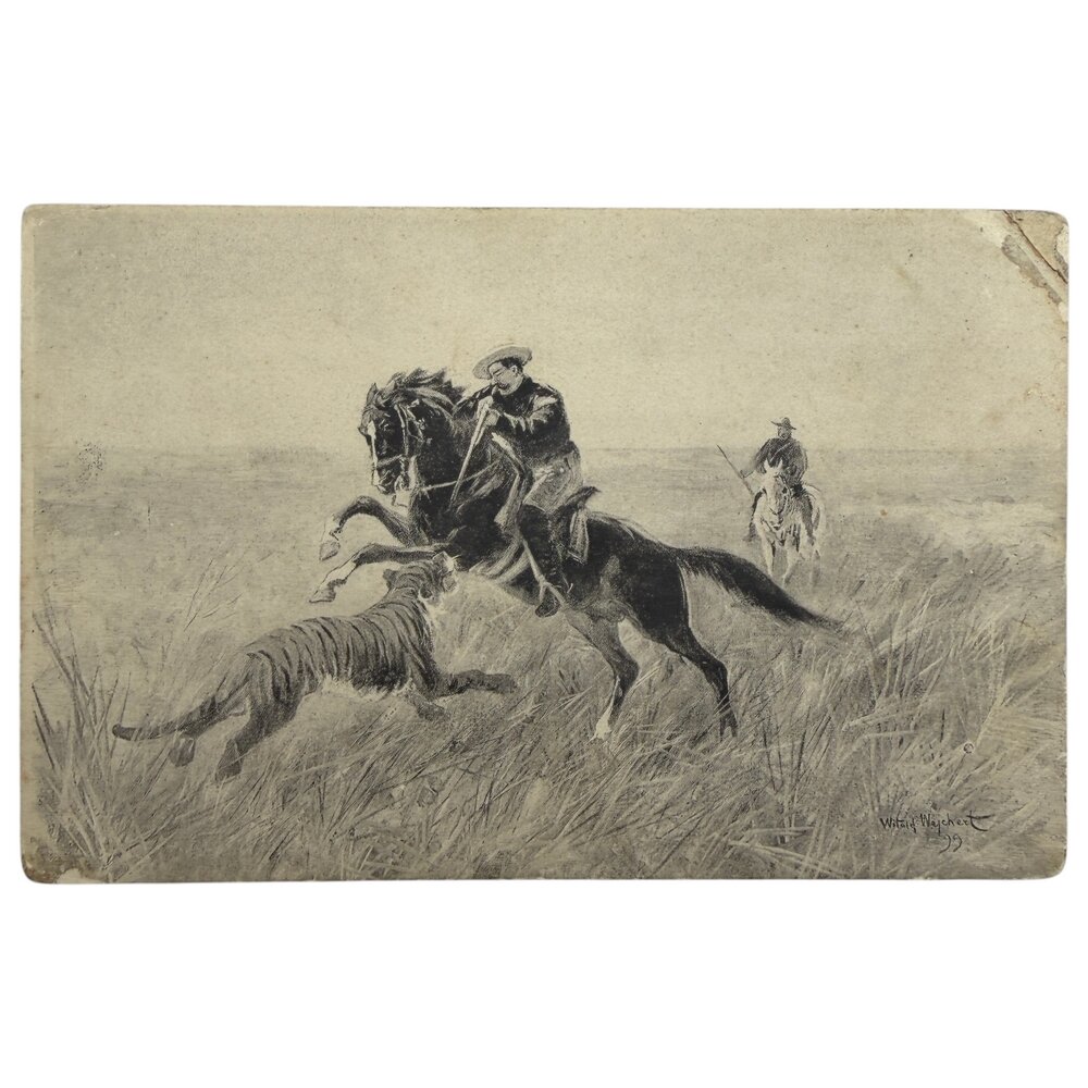 Почтовая открытка "Охота" 1900-1917 гг. Германская Империя