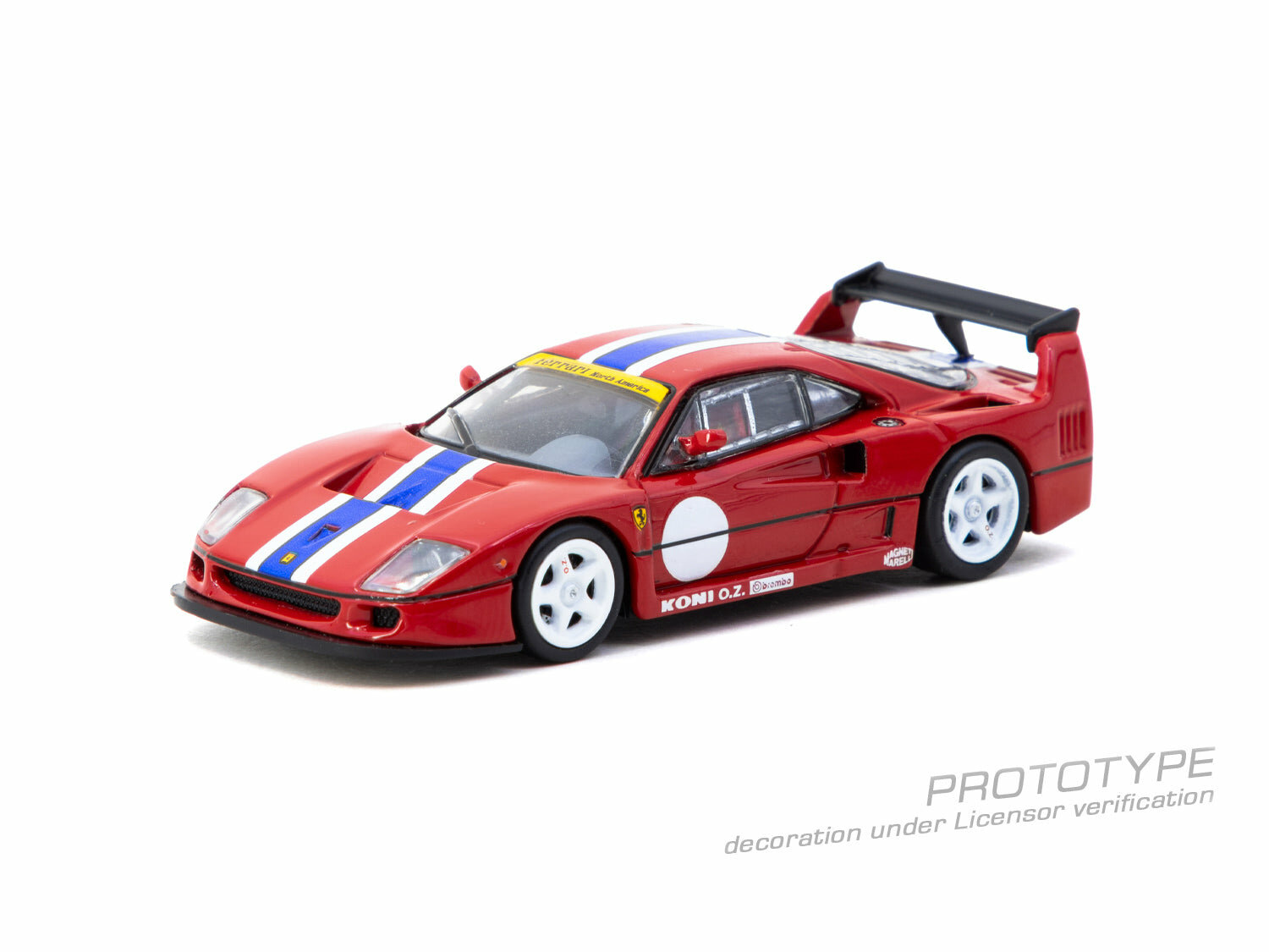 Коллекционная машинка Tarmac Works 1:64 Ferrari F40 LM Red