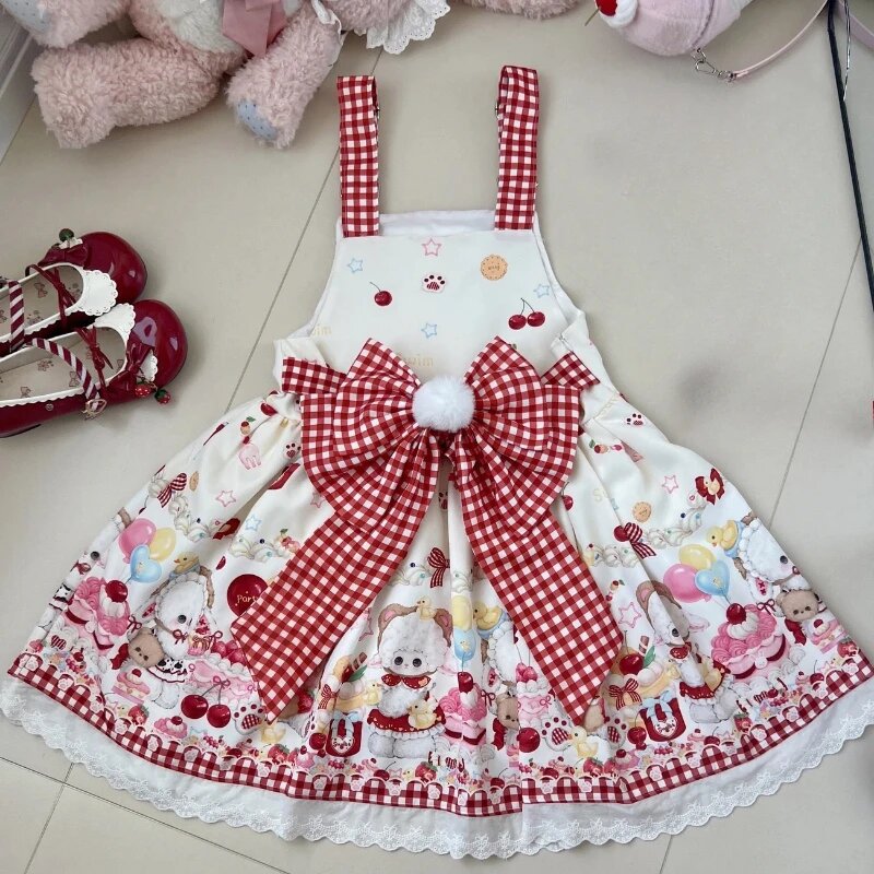 Женское платье Voostao Kawaii Lolita Jsk L, Only Beige Jsk Dress