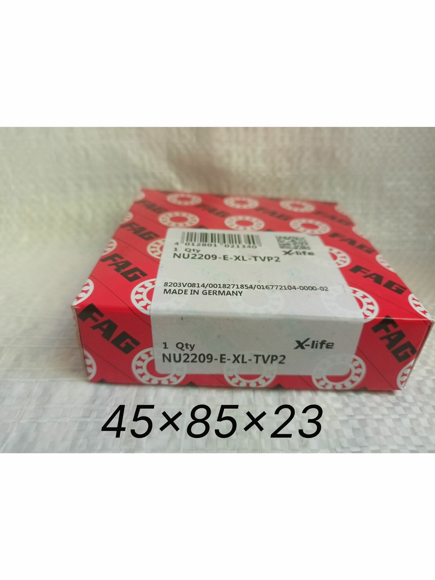 Подшипник NU2209-E-XL-TVP2 (45*85*23) FAG