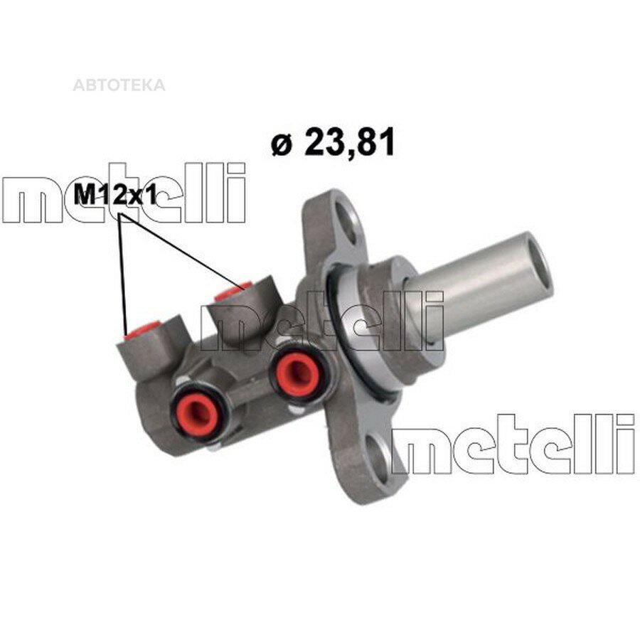 Главный тормозной цилиндр METELLI 051184
