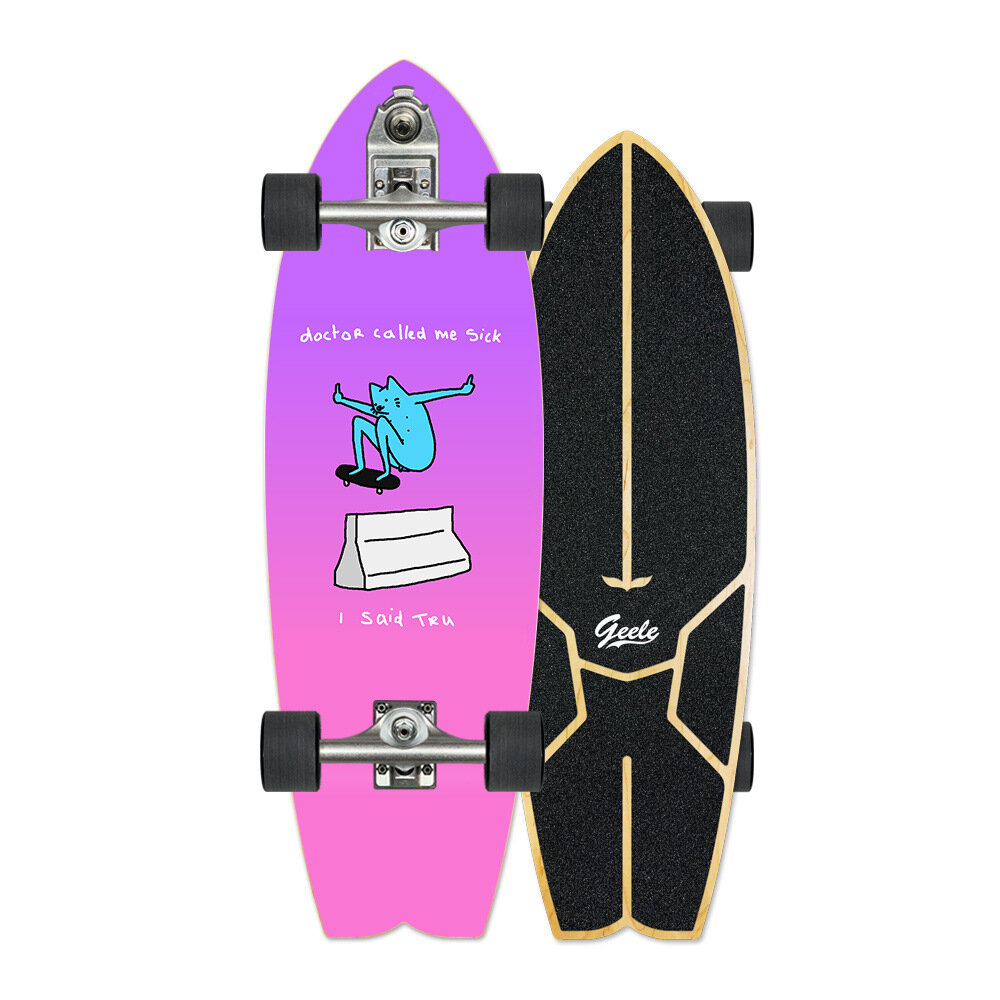 Доска для серфинга Geele Carver Yow Land Surfboard V7 Professional Adult Practice Board, 31 дюйм