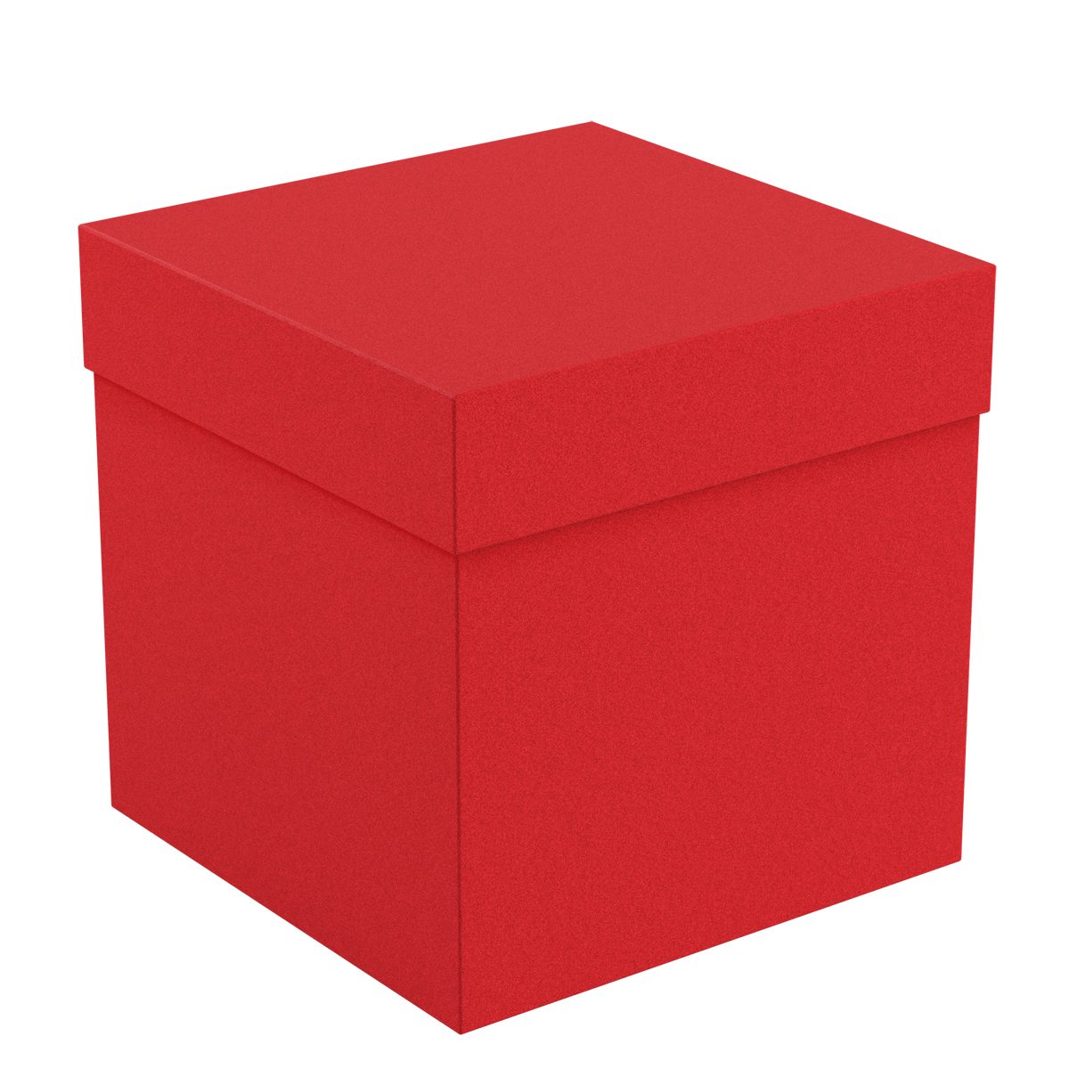 Коробка складная подарочная MESHU "Red" (15x15x15см), блестки (MS_62570), 12 уп.