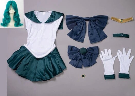 Косплей костюм Сейлор Нептун для женщин M, Costume and Wig