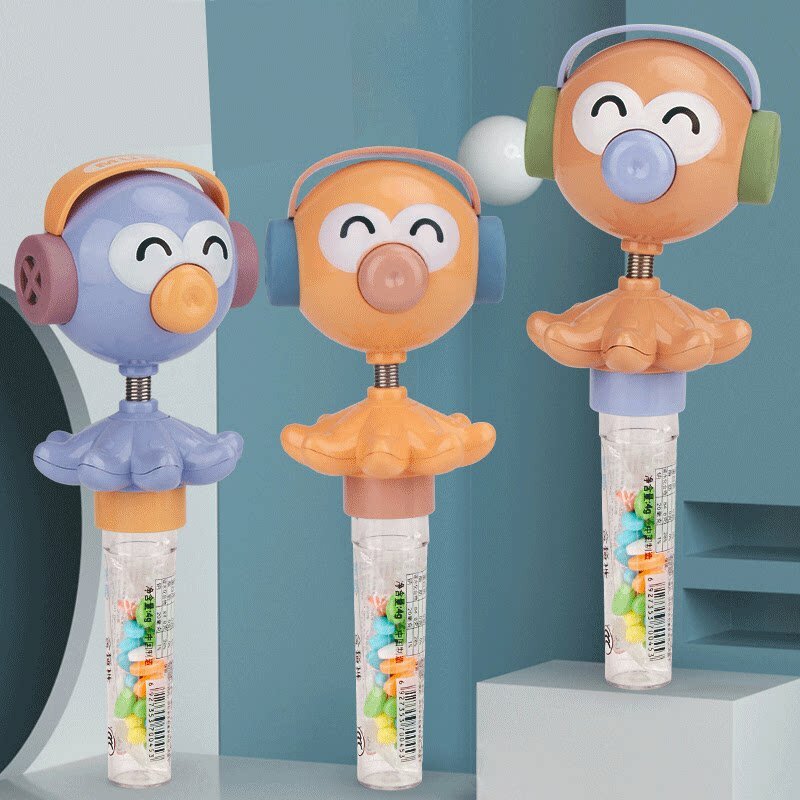 Мягкая игрушка-свисток в виде осьминога для детей 3-12 лет, традиционная наружная игрушка