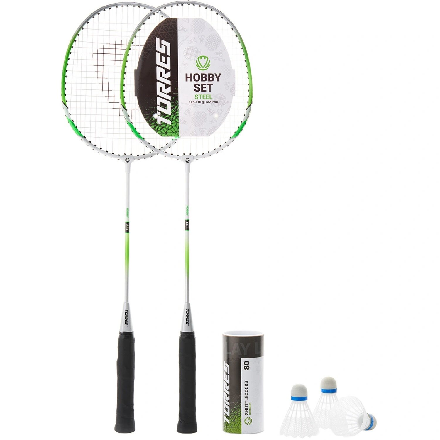Torres Набор для бадминтона Torres Hobby Set (2 ракетки и 3 волана, BD23506)