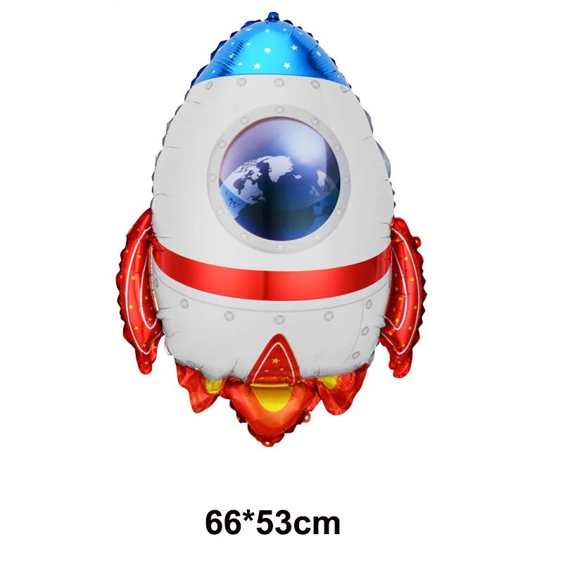 Фольгированный шар-ракета Rocket Balloon 66*53см