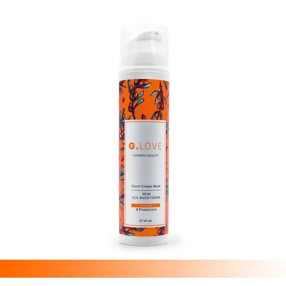 G.Love NEW SEA BUCKTHORN / Восстанавливающая крем-маска для рук с маслом облепихи и пробиотиками 50 мл