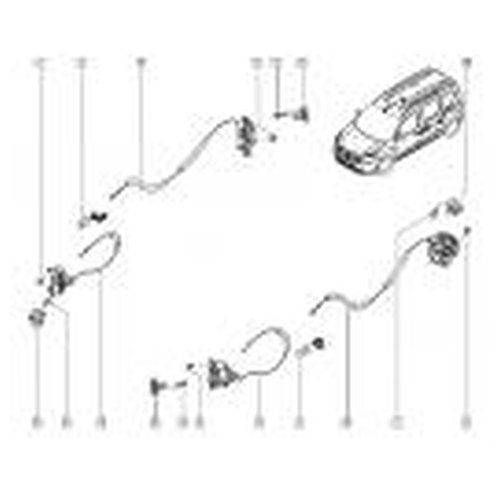 Петля замка две Renault 82570jx00a