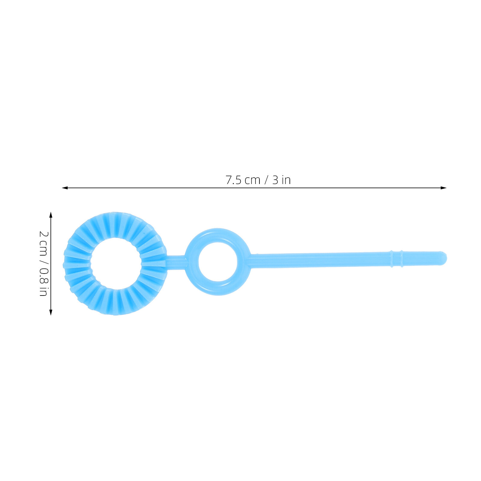 Набор пластиковых пузырьков с палочками синего цвета для детских игр, 120 шт