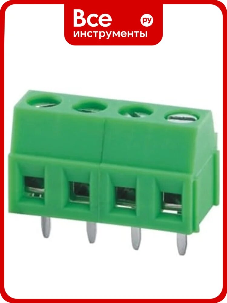 Клеммник Golten 2-контактный 3.5, прямой GT381-3.5-02P-14-00, 50 шт erp847942