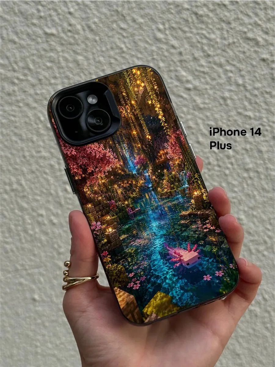 Чехол на iPhone 14 Plus minecraft