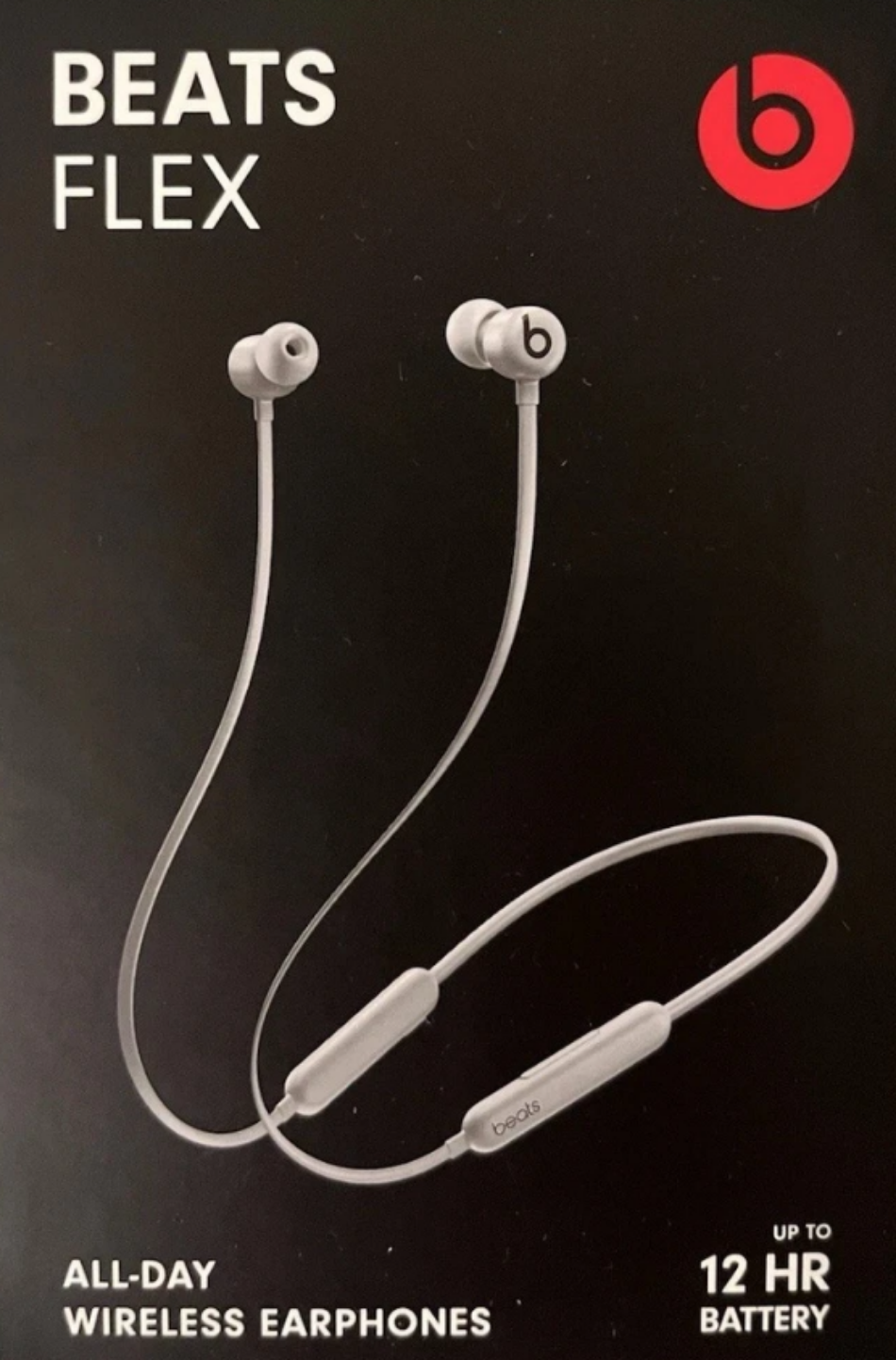 Беспроводные наушники Beats Flex All-Day Wireless Smoke Gray, чип Apple W1, магнитные амбушюры, Bluetooth, светло-серый