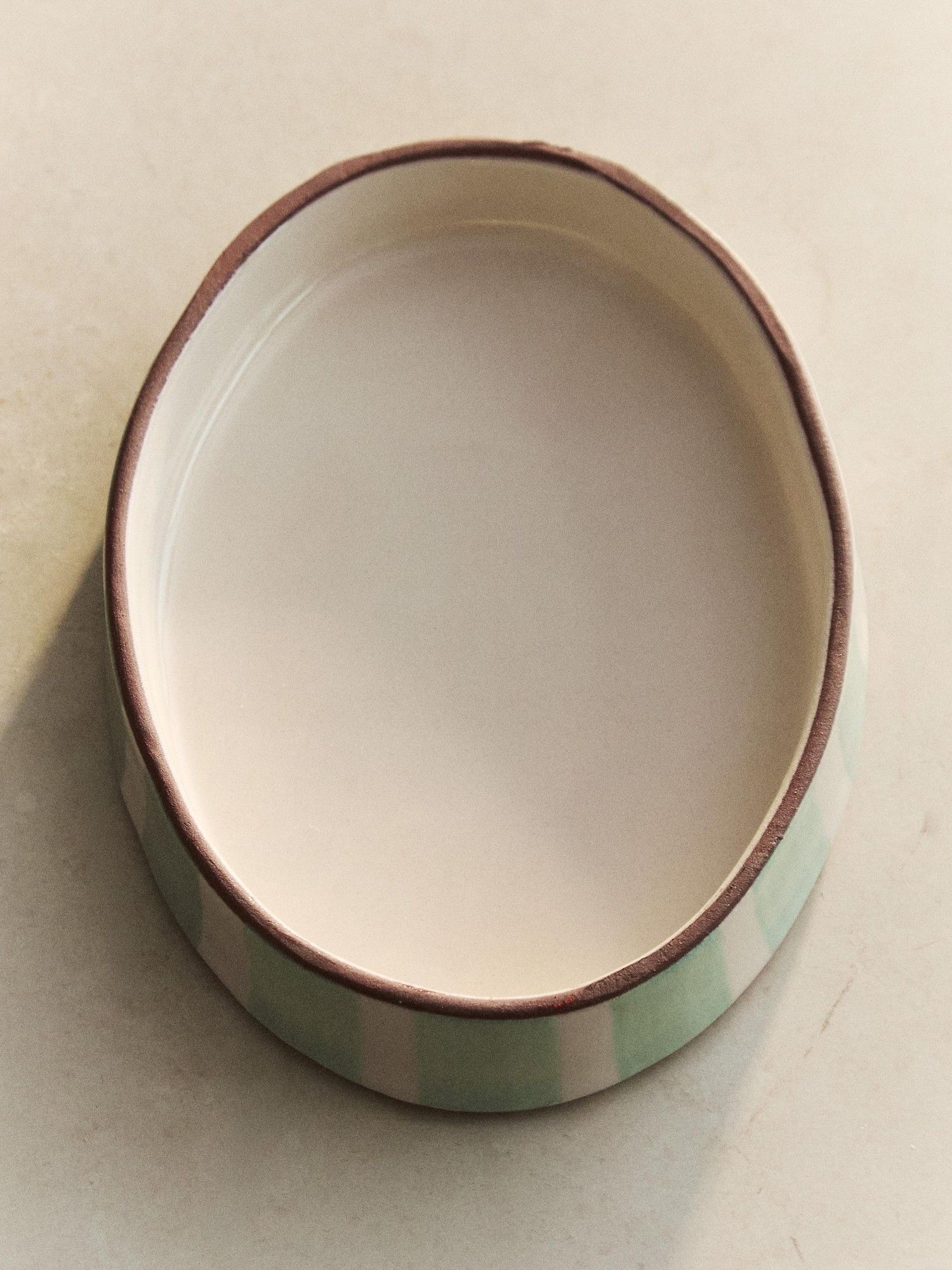 ZARA HOME Мыльница "Striped Ceramic Bathroom Soap Dish"