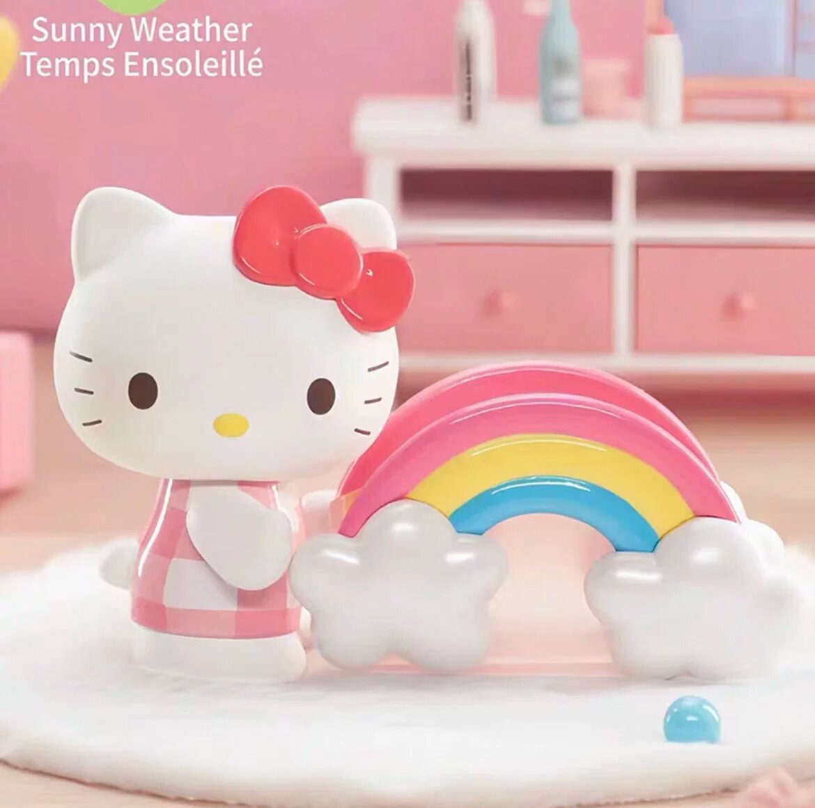 1 шт. Минисо официальный Hello Kitty 50-й юбилей серия ясная погода подвеска для сумки брелок подарок