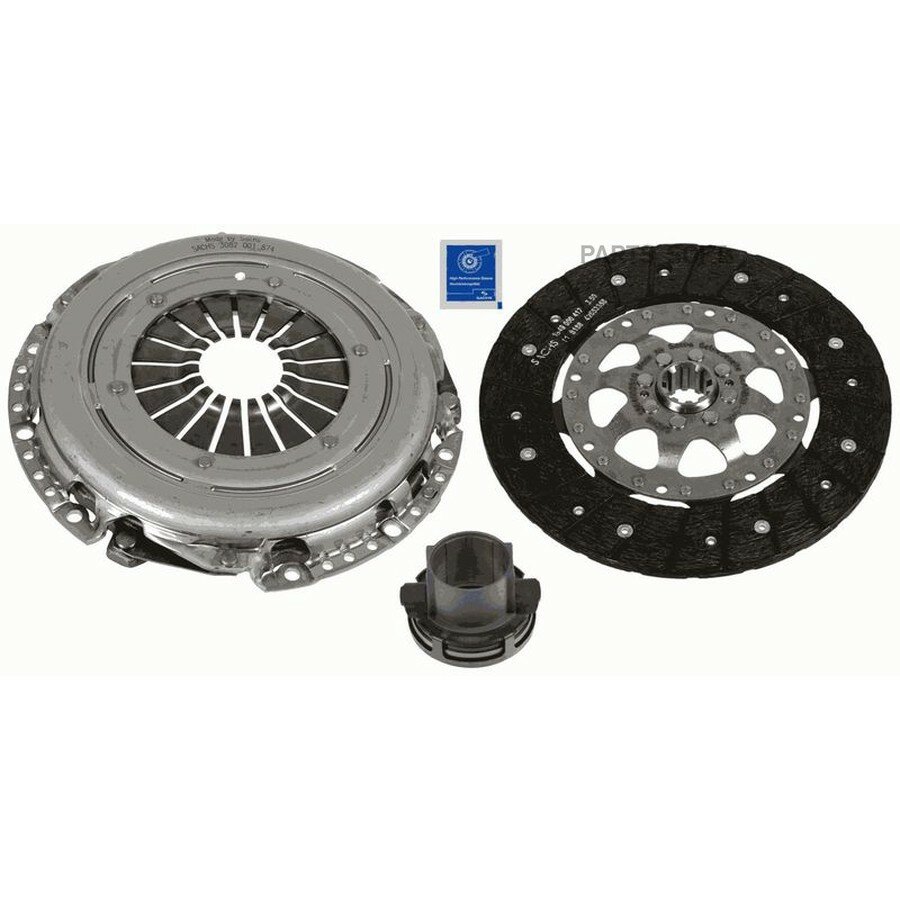 Сцепление BMW 3 (E46),5 (E39) комплект SACHS от официального дистрибьютора, SACHS, артикул 3000970092
