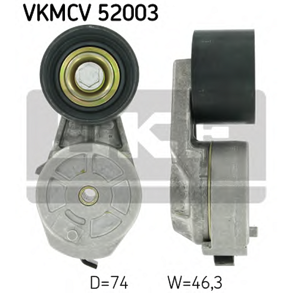 SKF VKMCV52003 (504046191 / 99436331 / 99471920) натяжитель ремня