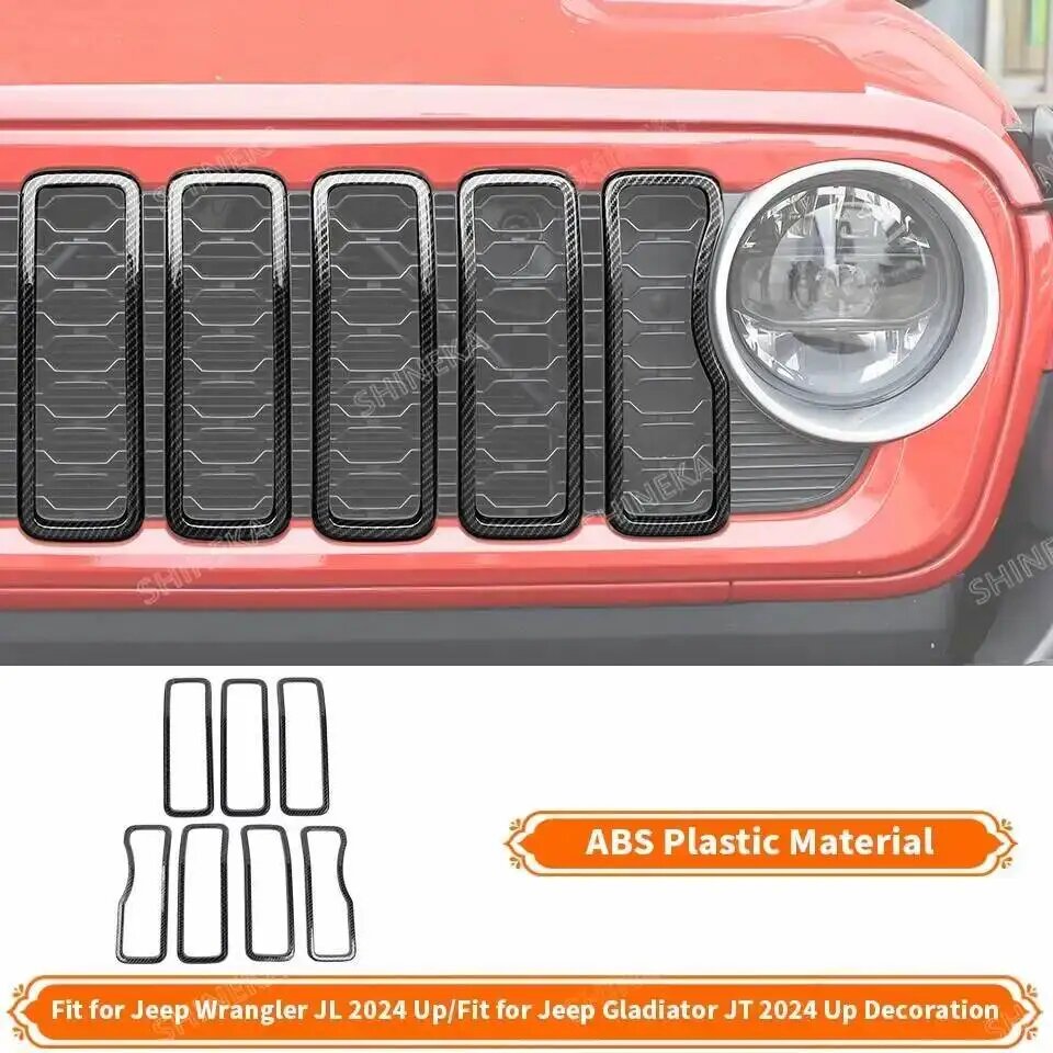 Декоративное кольцо решетки для Jeep Wrangler JL/Gladiator JT 2024