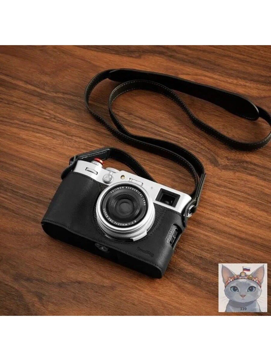 Комплект SmallRig Fuji X100VI полукожаный (черный) 4700, Тип Чехол для фото- видеотехники