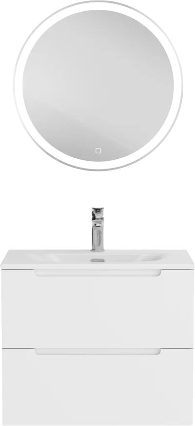 Мебель для ванной комнаты BelBagno Etna 60 bianco lucido, раковина BB-8099-60