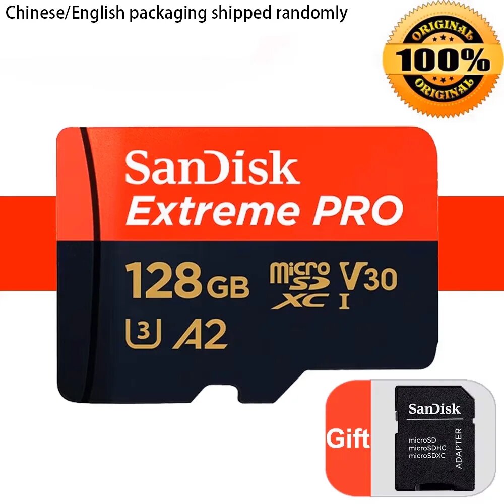 SanDisk Extreme PRO Micro SD карта памяти 256 ГБ