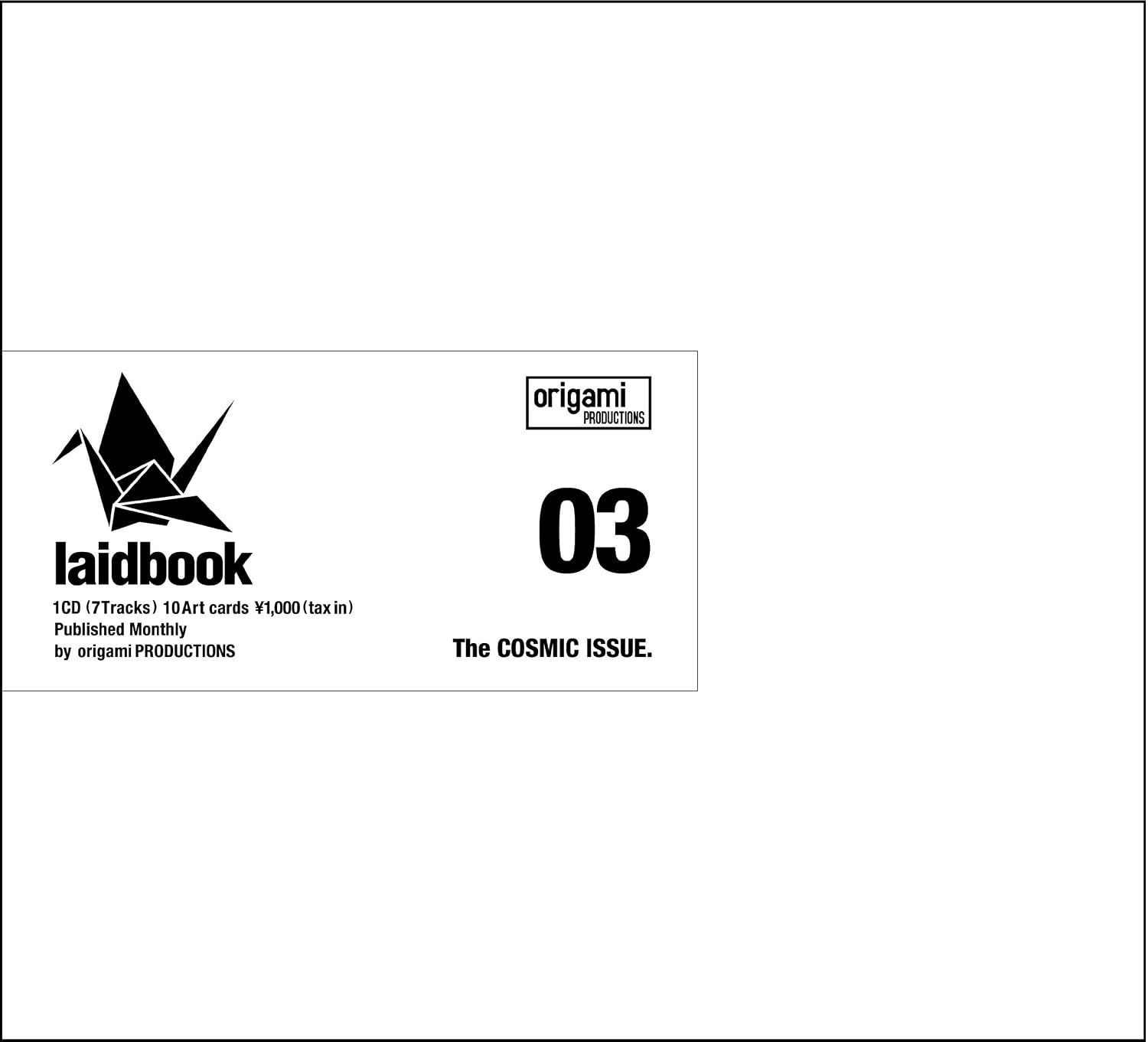 Музыка CD laidbook - Laidbook 03 - The Cosmic Issue.
