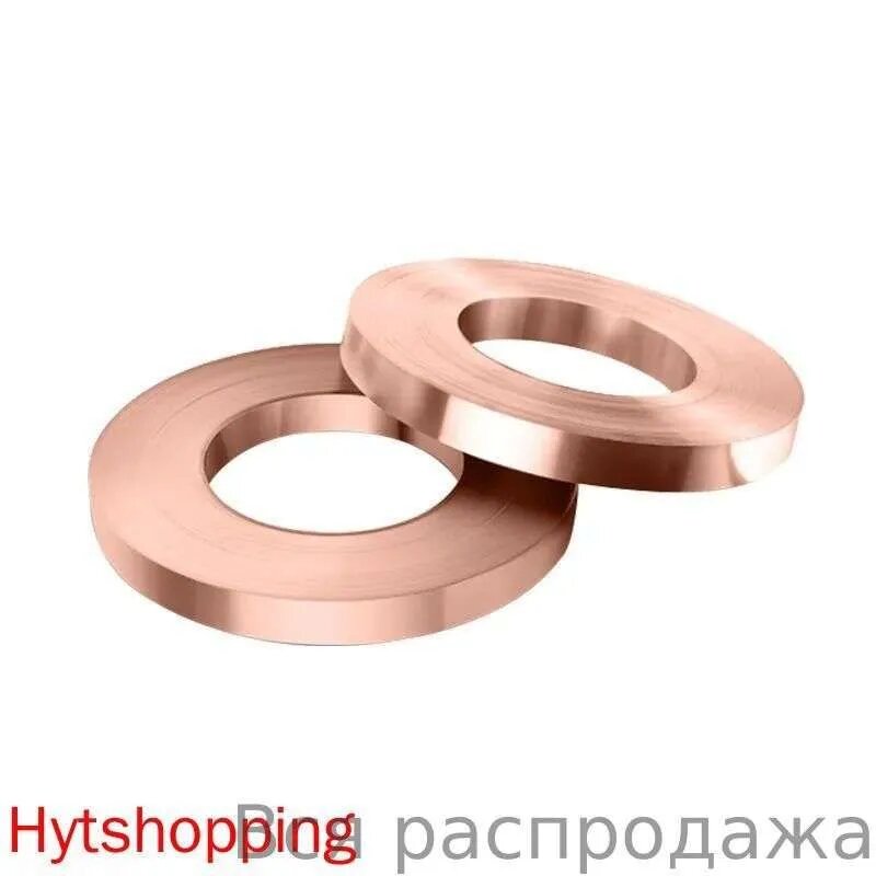 5 метра! Чистая медь лента для сварки аккумуляторов , толщина - 0.2 мм, ширина - 10 мм/ точечной сварки аккумуляторов 18650 0.2*10MM, 5 метра