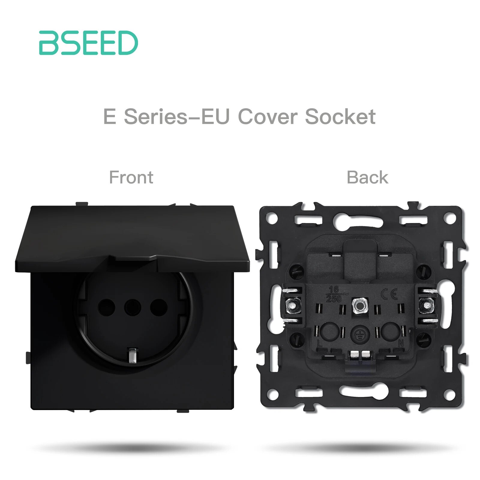 BSEED E Grand Seires 50*50 мм Диммер для штор EU Cover Socket