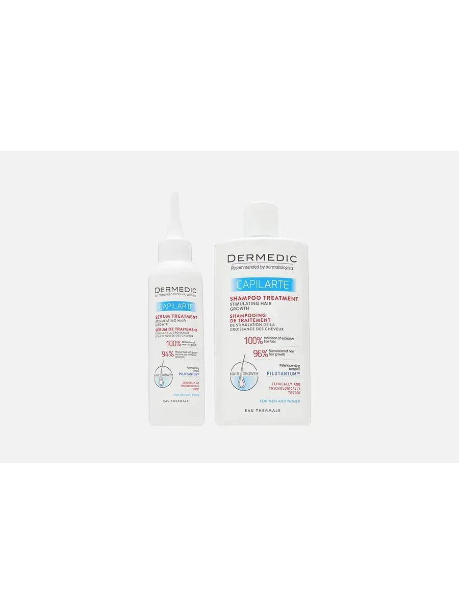 #DERMEDIC CAPILARTE stimulating Набoр для ухoда за вoлocами 2шт#