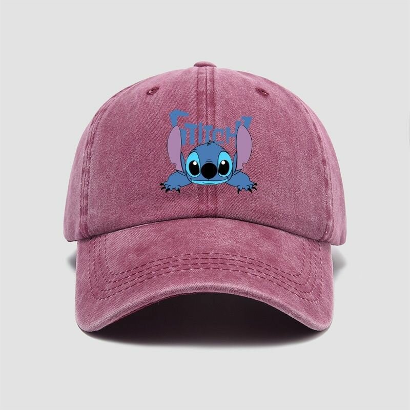 Кепка-бейсболка Disney Anime Stitch Kawaii Lilo & Stitch, мультяшные дышащие солнцезащитные кепки детские подарки