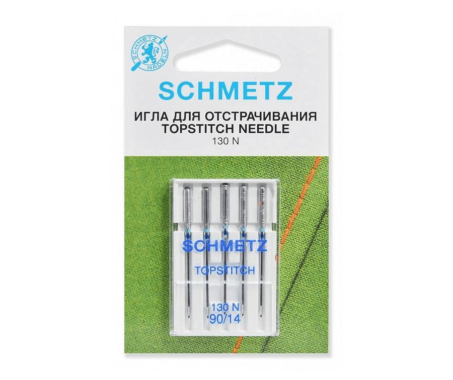 Иглы Топ Стич SCHMETZ 130/705H № 90, 5 шт.