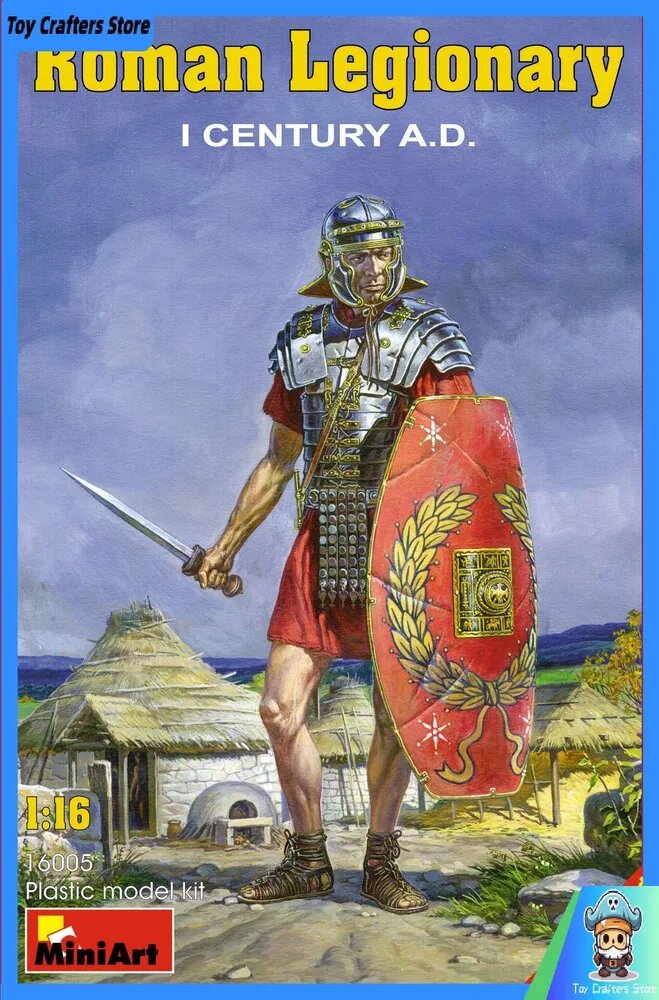 MiniArt 16005 Пластиковая сборная модель Легионер Рима I век н. э. 1/16