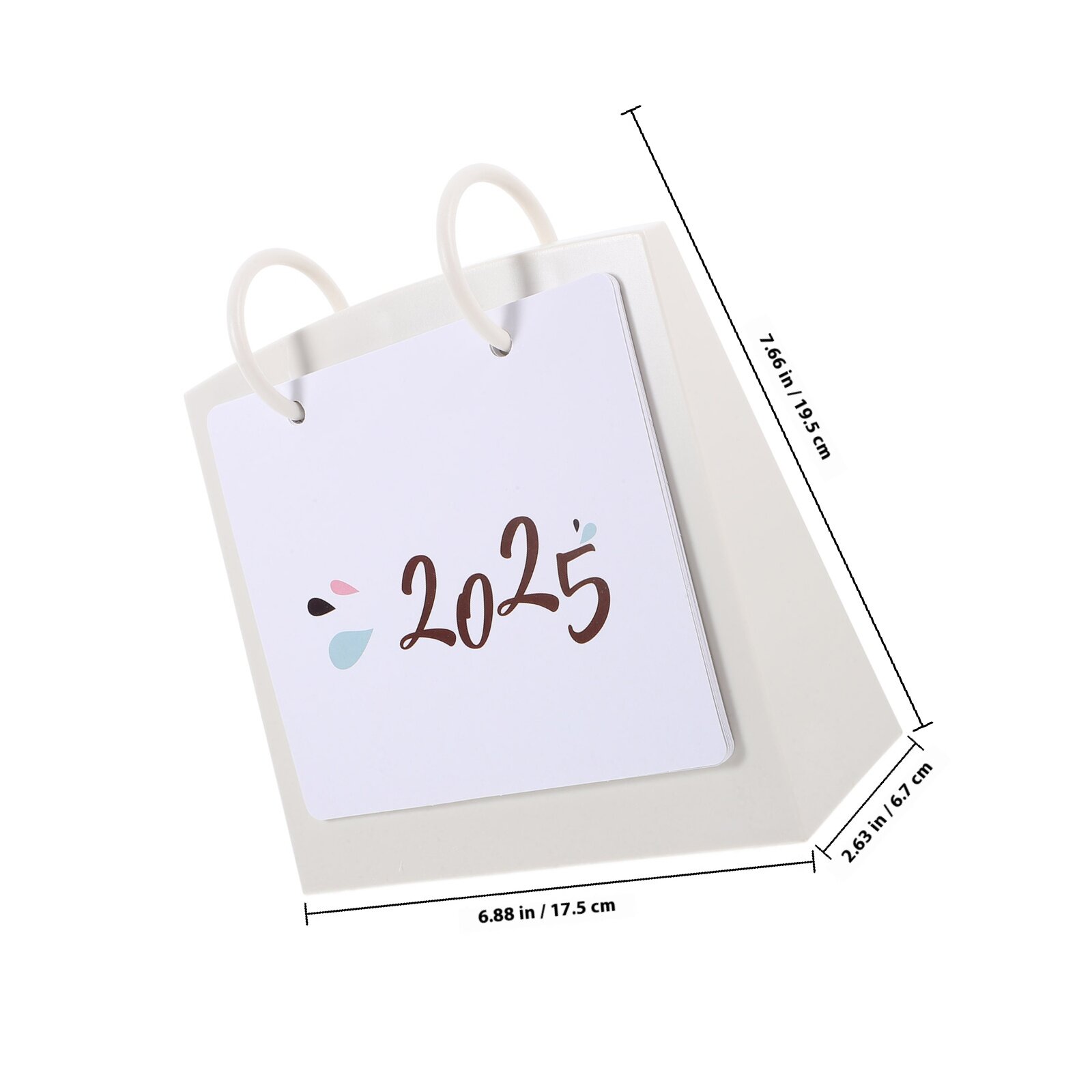 Настольный Календарь 2024-2025 Года Дurable Material Practical Simple Style Для Офиса И Дома 19 50X17 50X6 70Cm