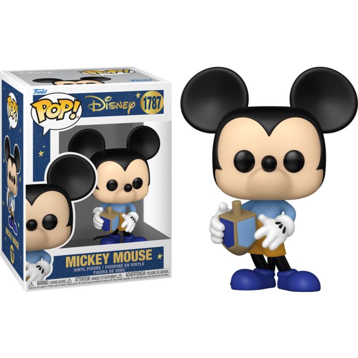 Фигурки Funko Pop Disney - Коллекционная фигурка Mickey Mouse with Dreidel/Микки Маус с дрейделем - Фанко 1787