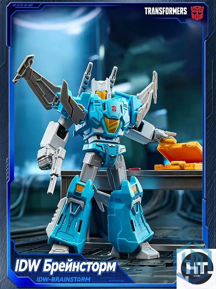 Blokees Transformers Brainstorm 10 cm, собираемая определенная фигурка, серия 11