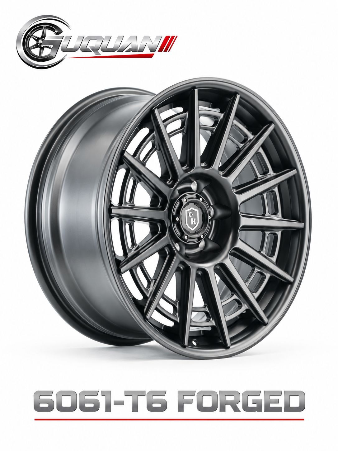 Кованый колесный диск CK 4173E1785-4 R17 8.5J ET13 5x150, матовый черный, полное покрытие