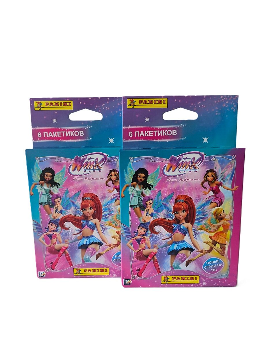 Набор блистеров Панини винкс/WINX, 12 пак, 60 накл.