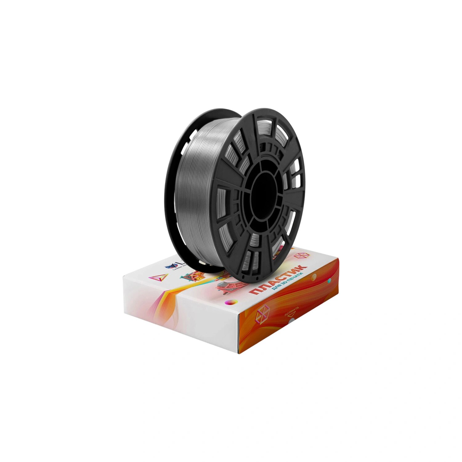 Lider-3D Пластик ABS+ для 3D-принтера Lider-3D серый глянцевый 1.75 мм 1 кг