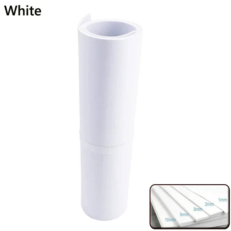 Листы ЭВА для рукоделия 1/2/3/5/10 мм Белый, White, 5mmx35cmx50cm