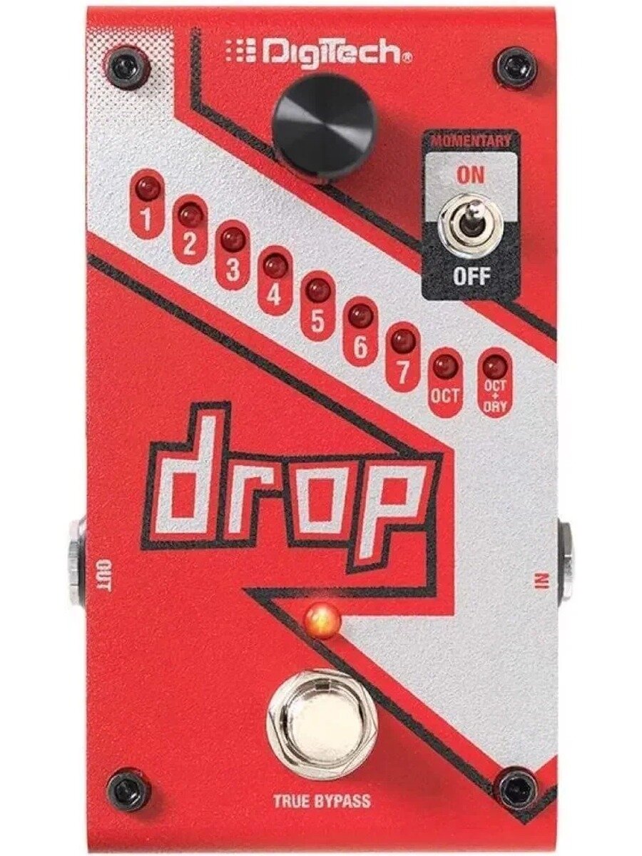 Процессор эффектов для электрогитары Digitech Drop, классическое исполнение