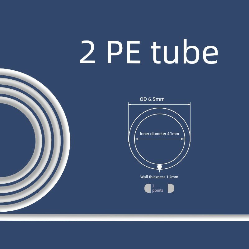 10м Труба ПЭ 1/4 дюйма для фильтра воды шланг обратного осмоса трубка подачи питьевой воды 10 метров