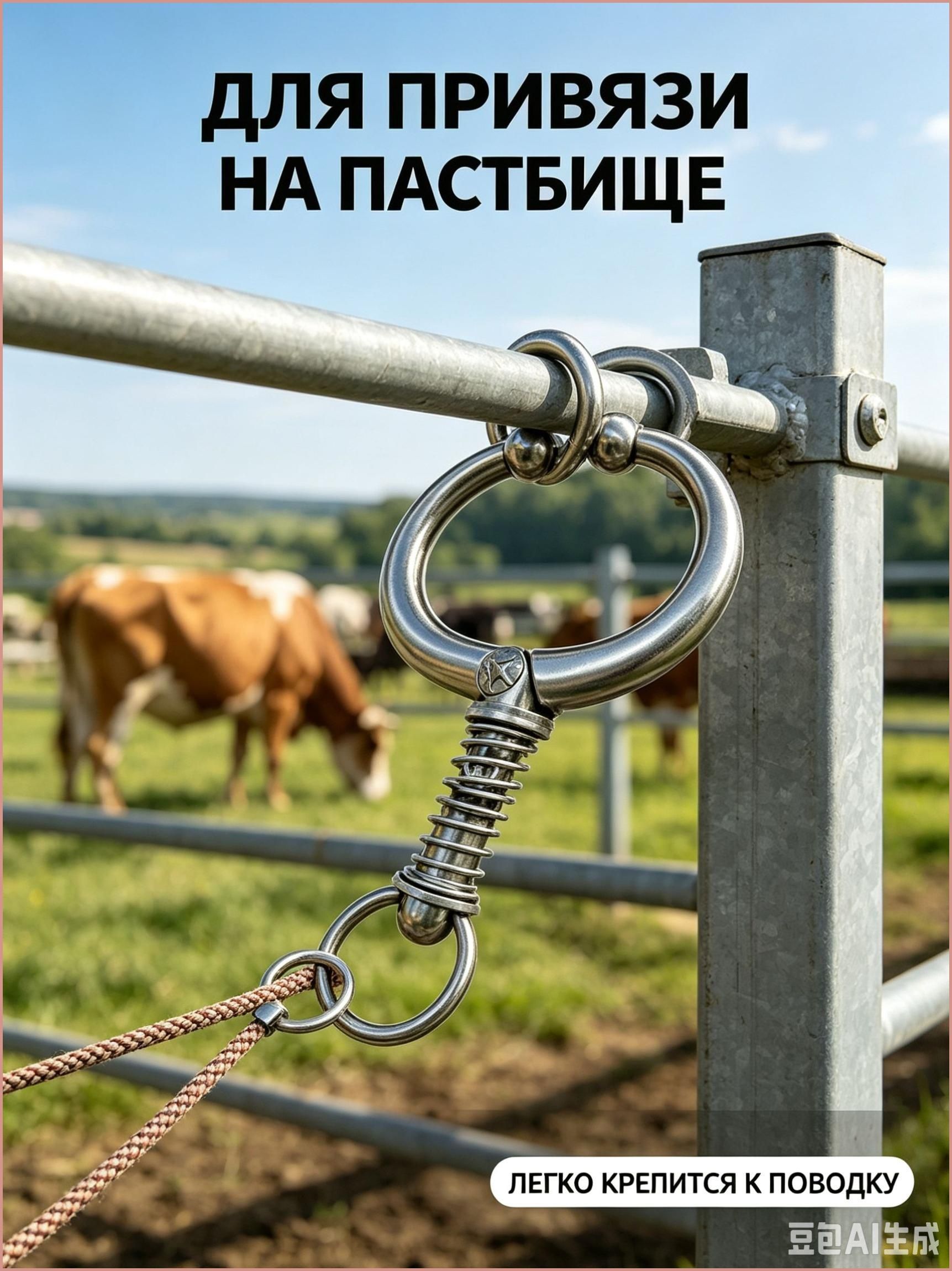 Неперфорированное кольцо для носа коровы/большое пружинное кольцо для носа коровы из нержавеющей стали