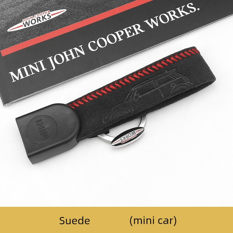 Брелок из меха с изображением мини-машины для BMW Mini Cooper F54 F60, премиальное качество