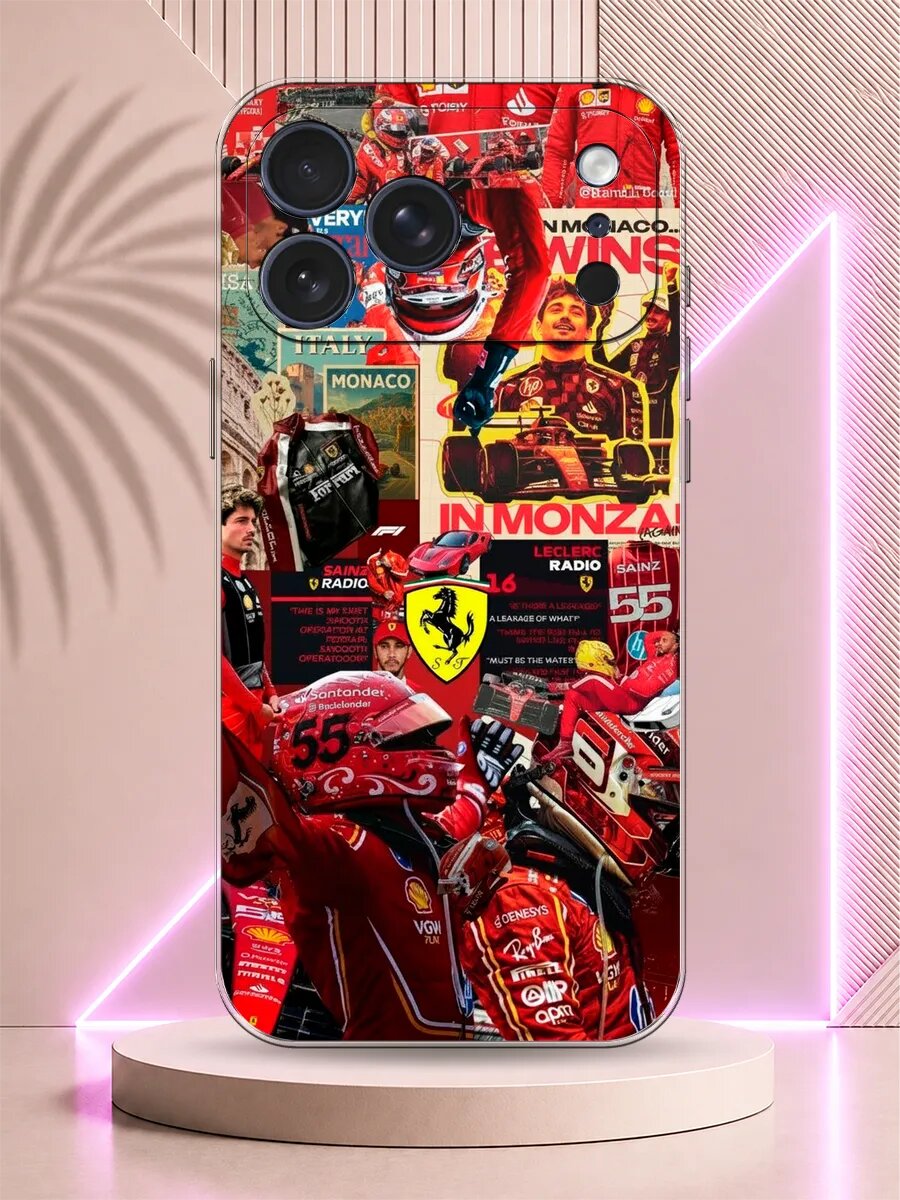 Чехол на iPhone 17 Pro Max Ferrari