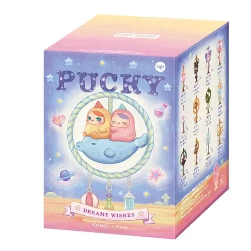 POPMART-PUCKY Коллекционные фигурки из серии Dream Wish, игрушки-сюрпризы, модные игрушки, настольные украшения.
