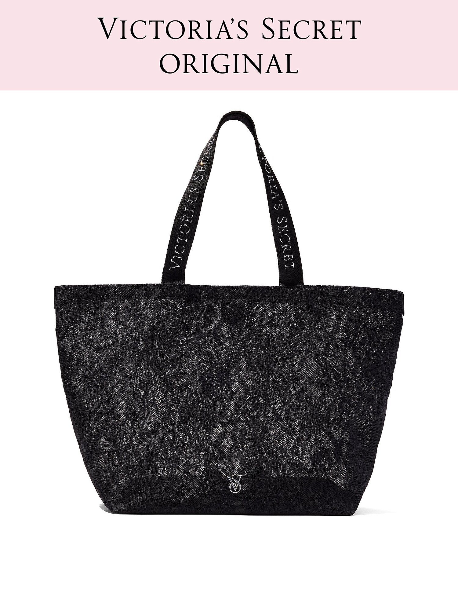 Сумка тоут Lace Logo Tote Black