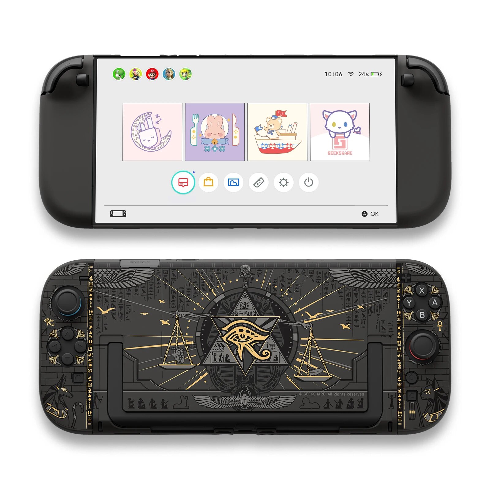 Защитный чехол GeekShare Mystic Kingdom Switch Shell
