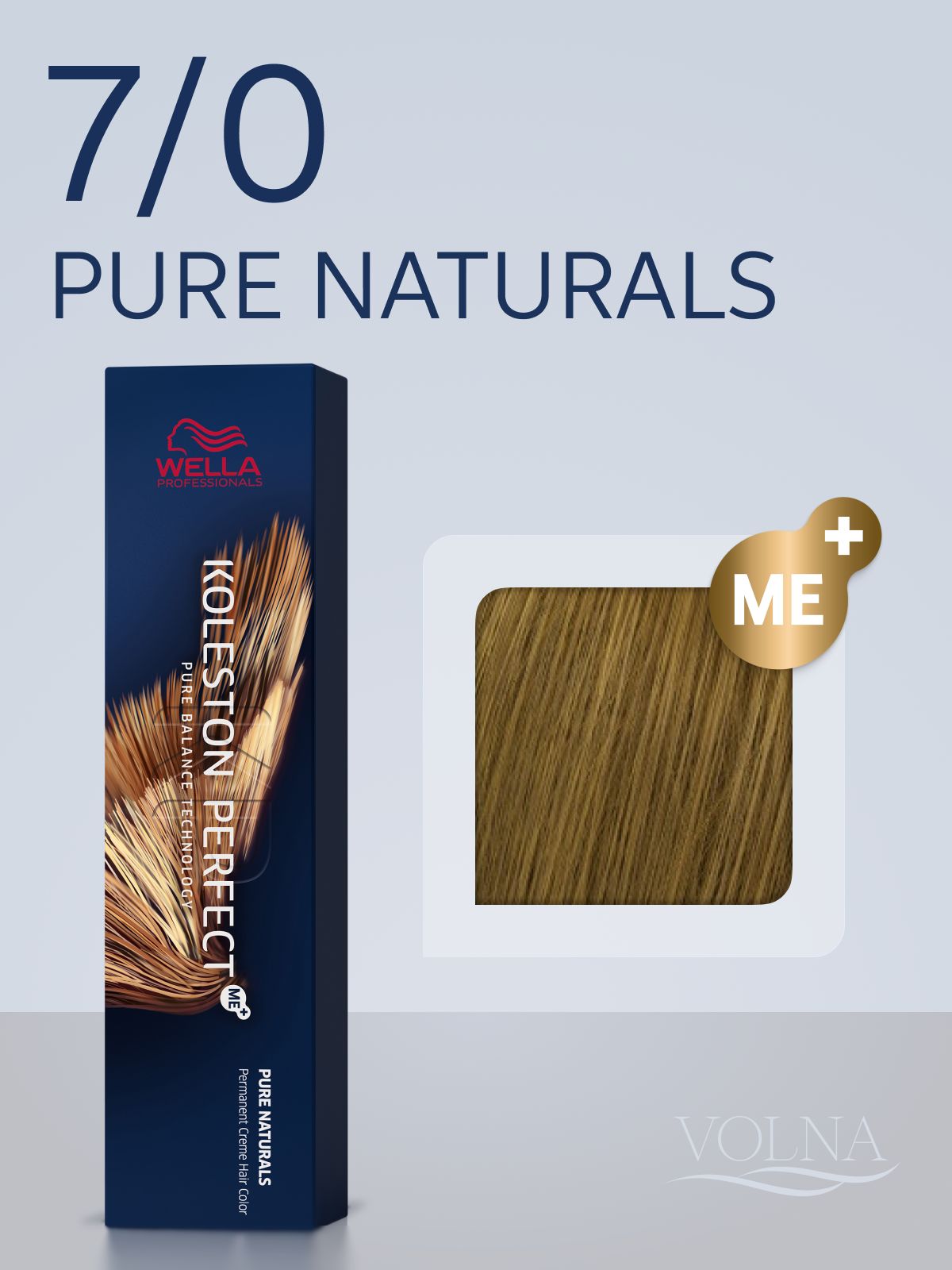 Wella Professionals Koleston Perfect Me+ Профессиональная стойкая крем-краска для волос 7/0 Блонд натуральный, 60 мл