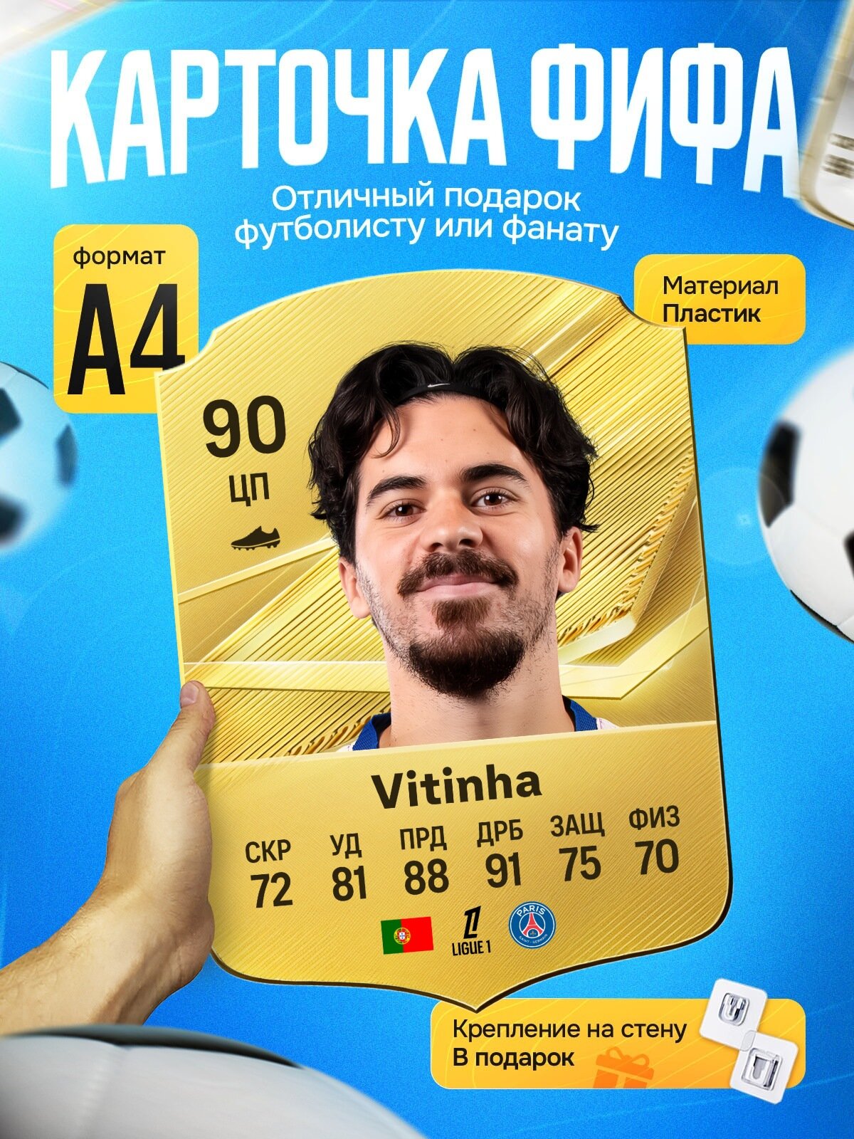 Карточка игрока Vitinha FIFA